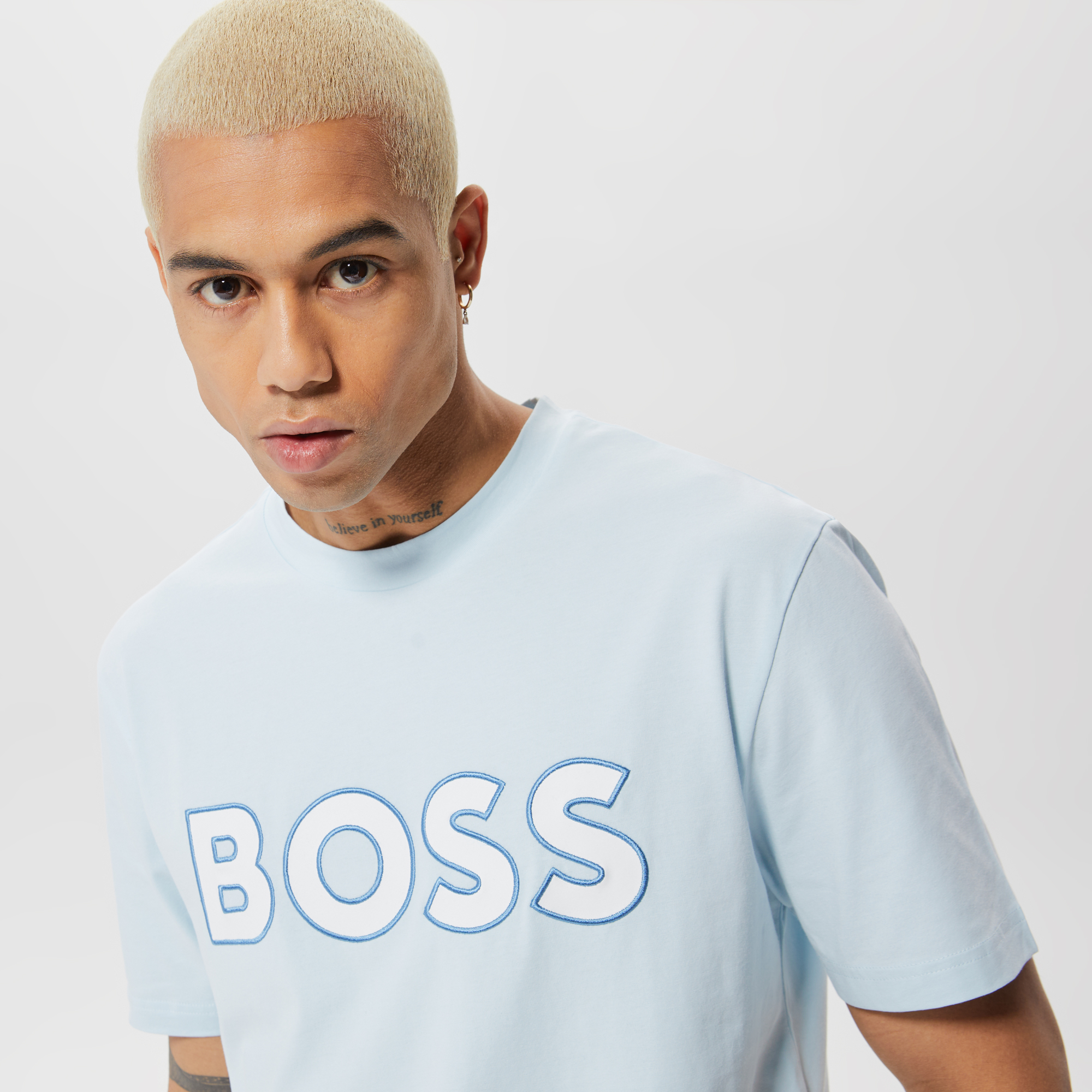 Boss Erkek Mavi T-ShirtM50483711| Occasion
