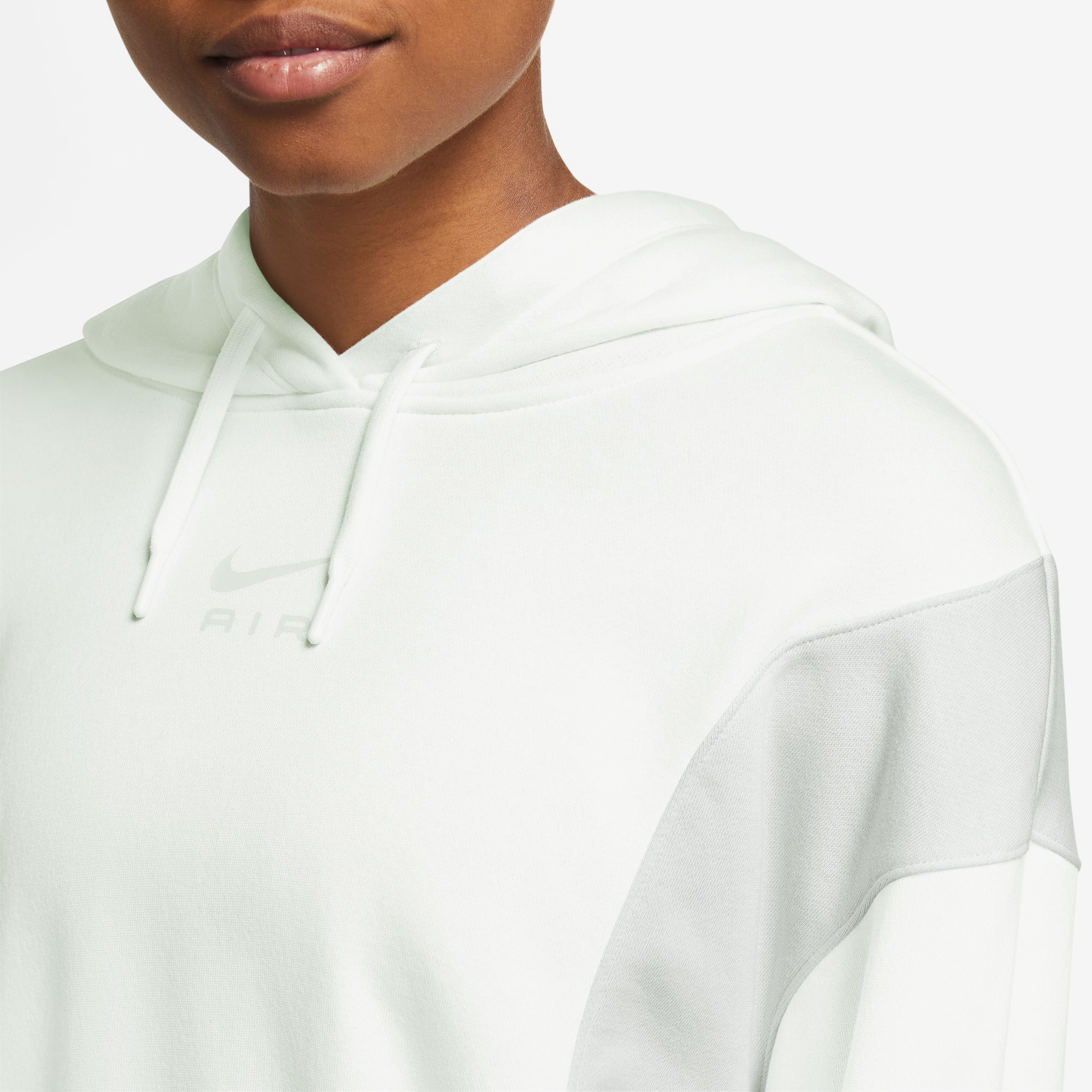 Nike Sportswear Air Oversized Mod Crop Fleece Kadın Krem HoodieLDV8048 ...