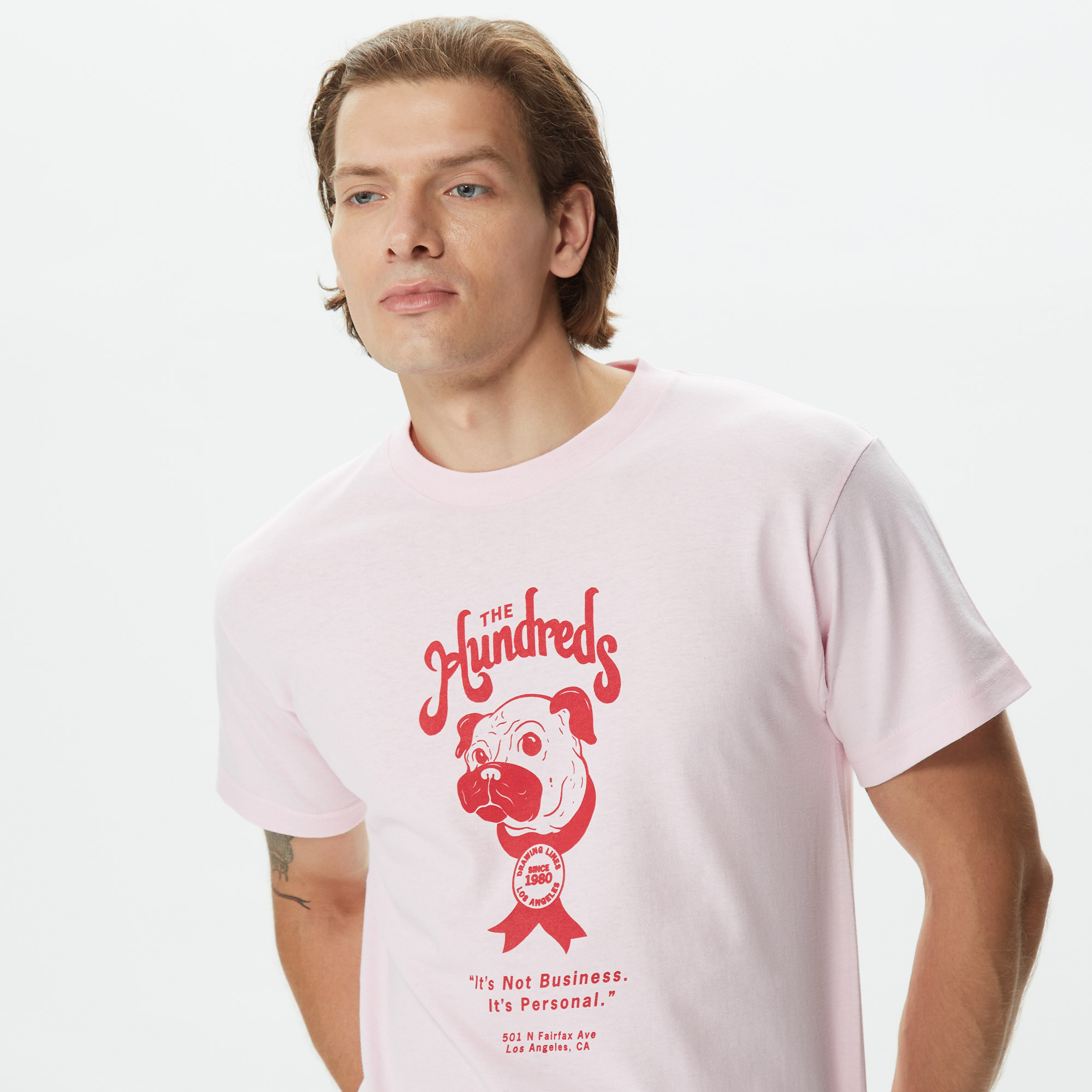 The Hundreds Farm Fresh Erkek Pembe T-ShirtST23P201020| Occasion