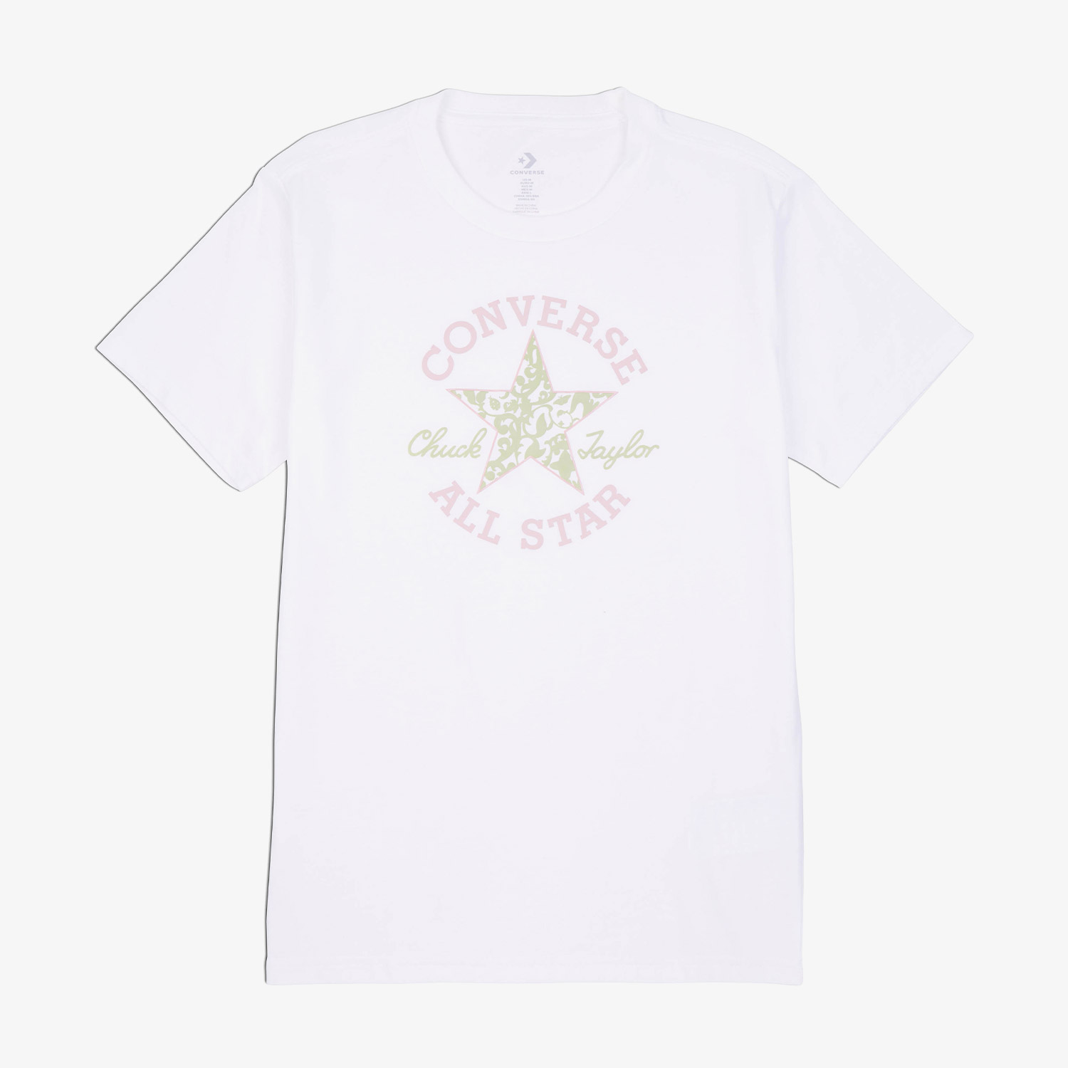 Converse Chuck Taylor Floral Patch Kadın Beyaz T-ShirtS10025212| Occasion