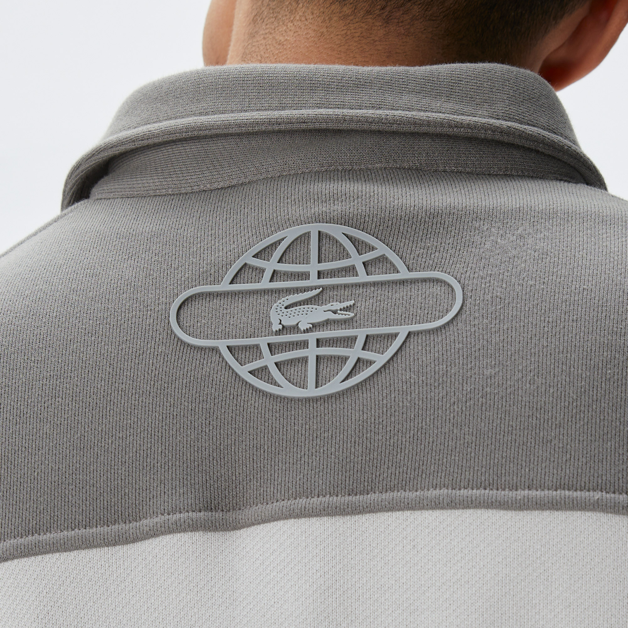 Lacoste House of SuperStep X Lacoste Erkek Gri/Yeşil GömlekXSCH2462 ...