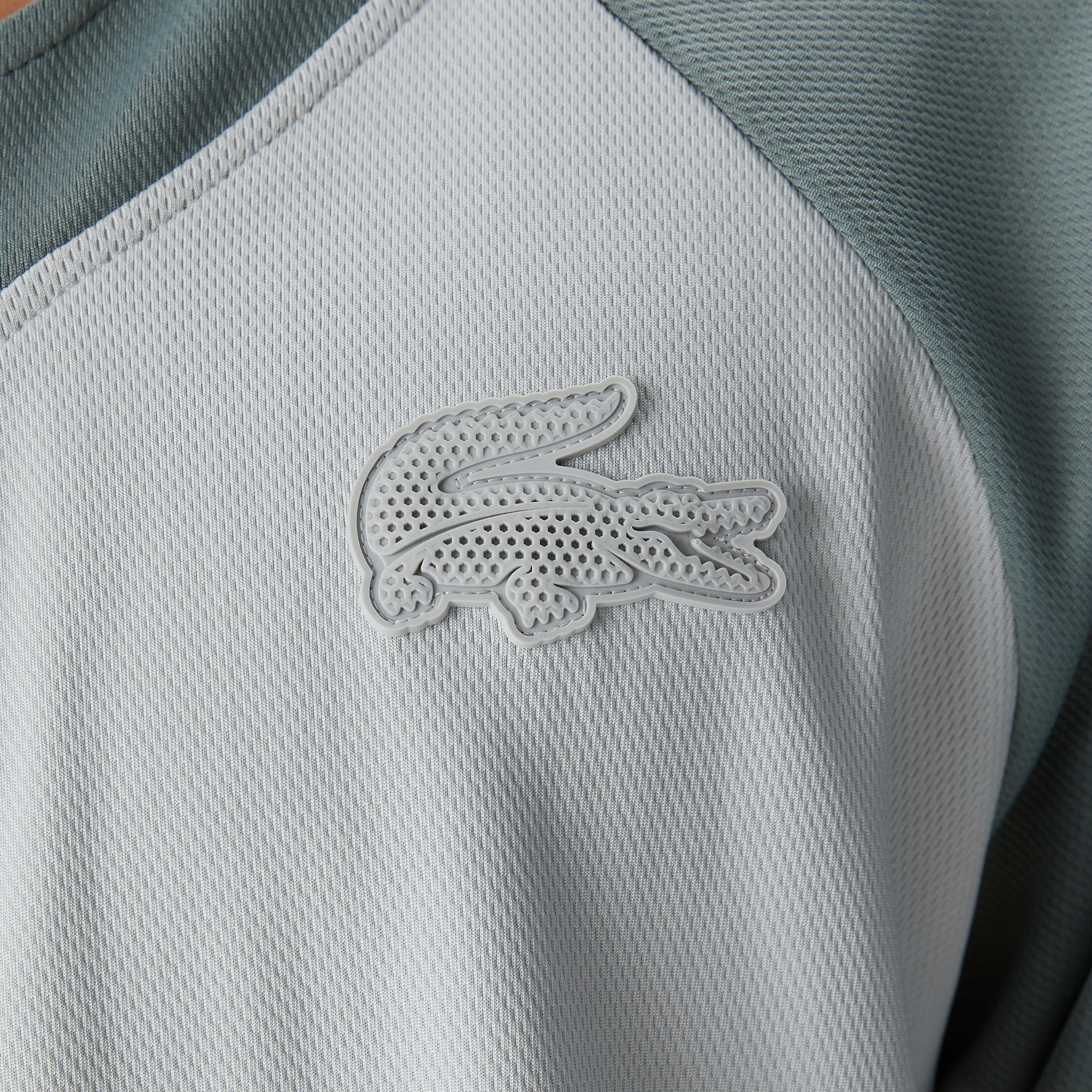 Lacoste House of SuperStep X Lacoste Erkek Gri/Yeşil GömlekMCH2461 ...