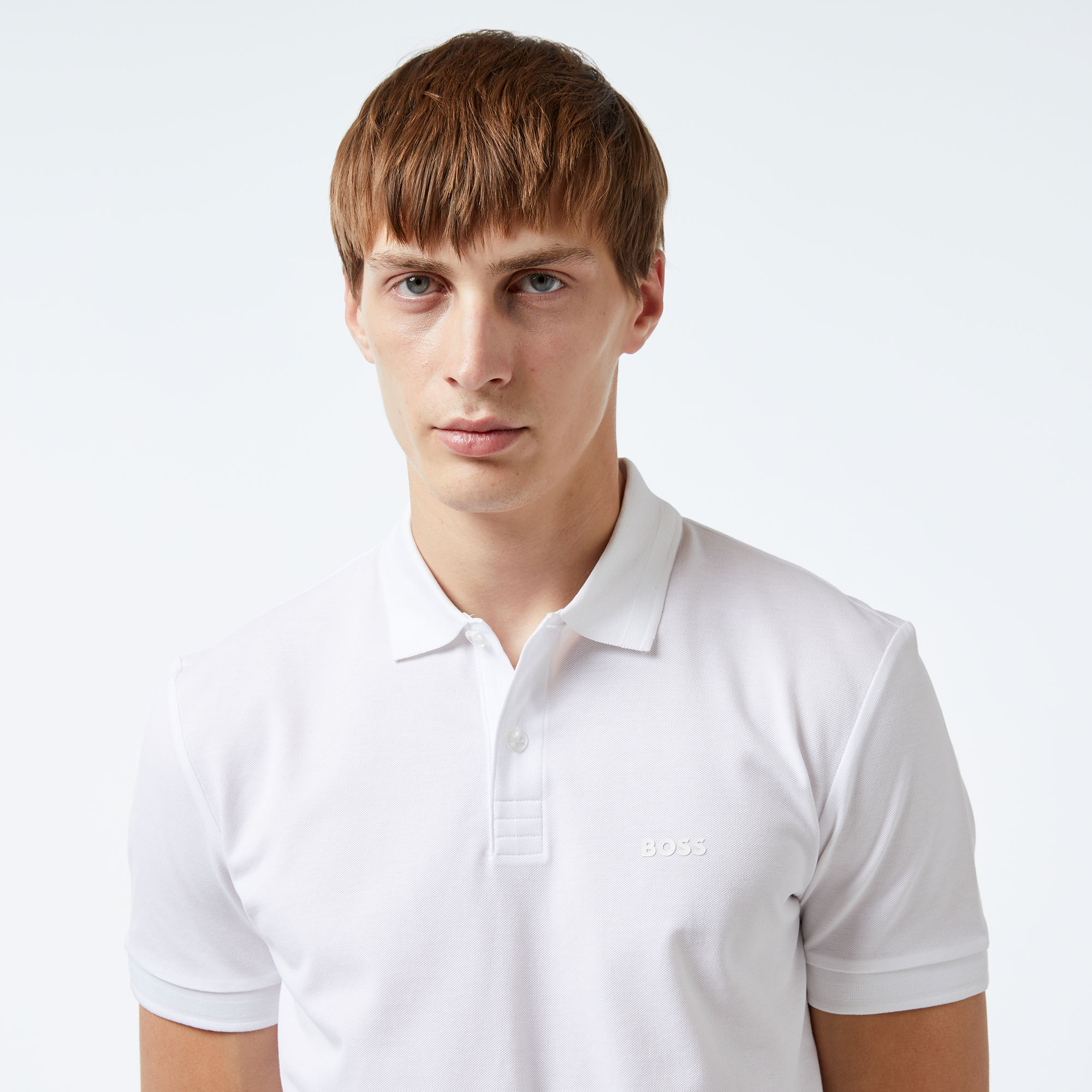 Boss Erkek Beyaz PoloXL50507583| Occasion
