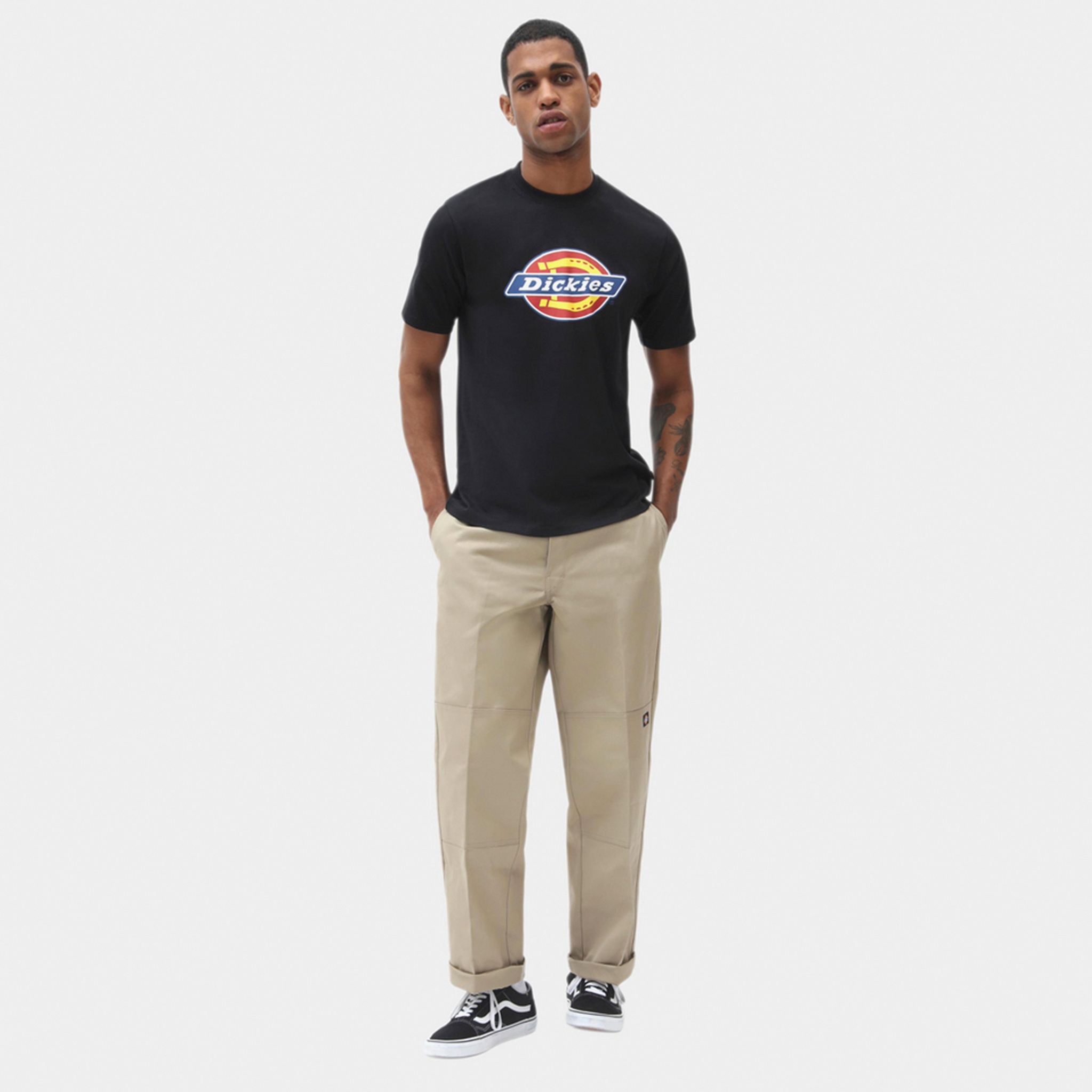 Dickies Icon Logo Erkek Siyah T-ShirtXSDK0A4XC9| Occasion