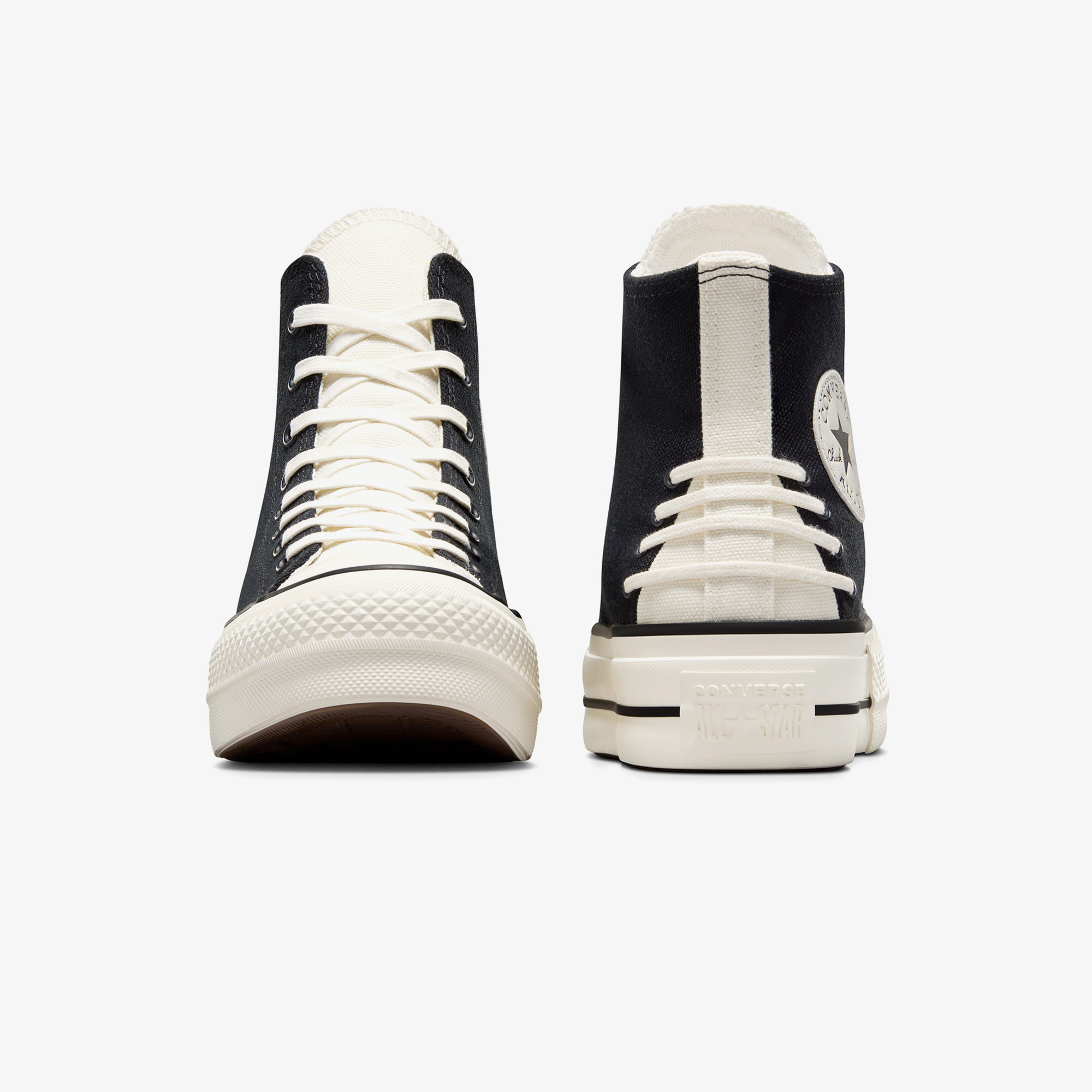 Converse Chuck Taylor All Star Crafted Laces Lift Unisex Siyah Platform ...
