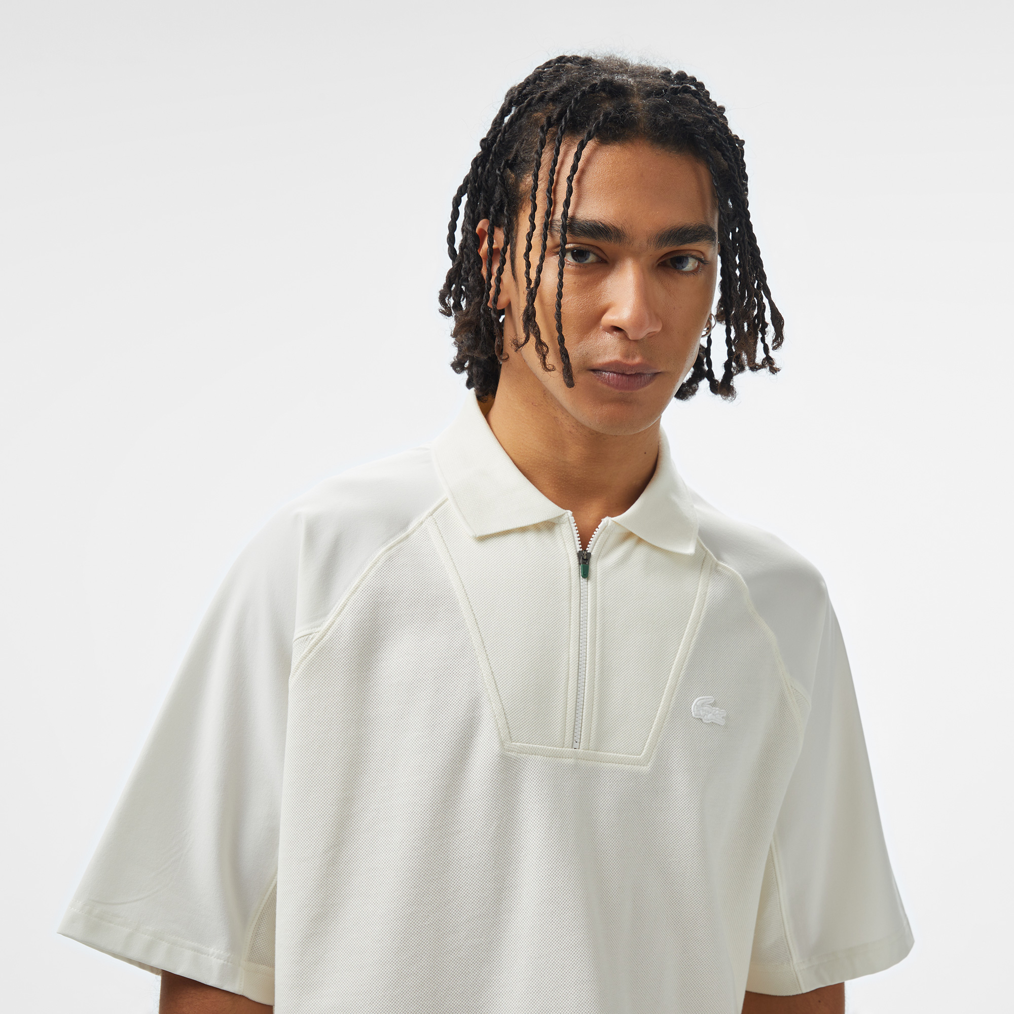 Lacoste House of SuperStep x Lacoste Erkek Beyaz PoloSPH0552| Occasion