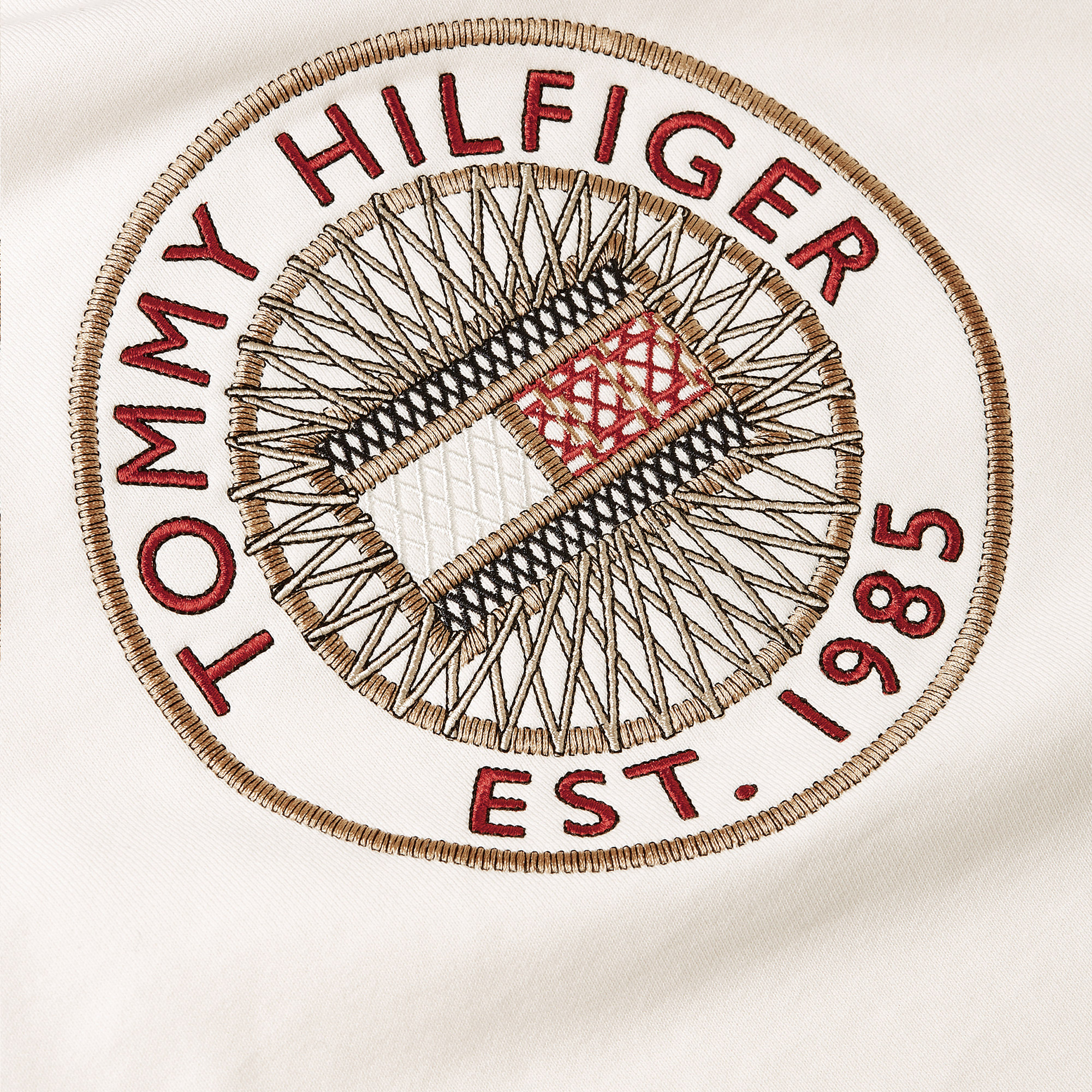 Tommy Hilfiger Nautical Emb Kadın Beyaz SweatshirtLWW0WW42891| Occasion