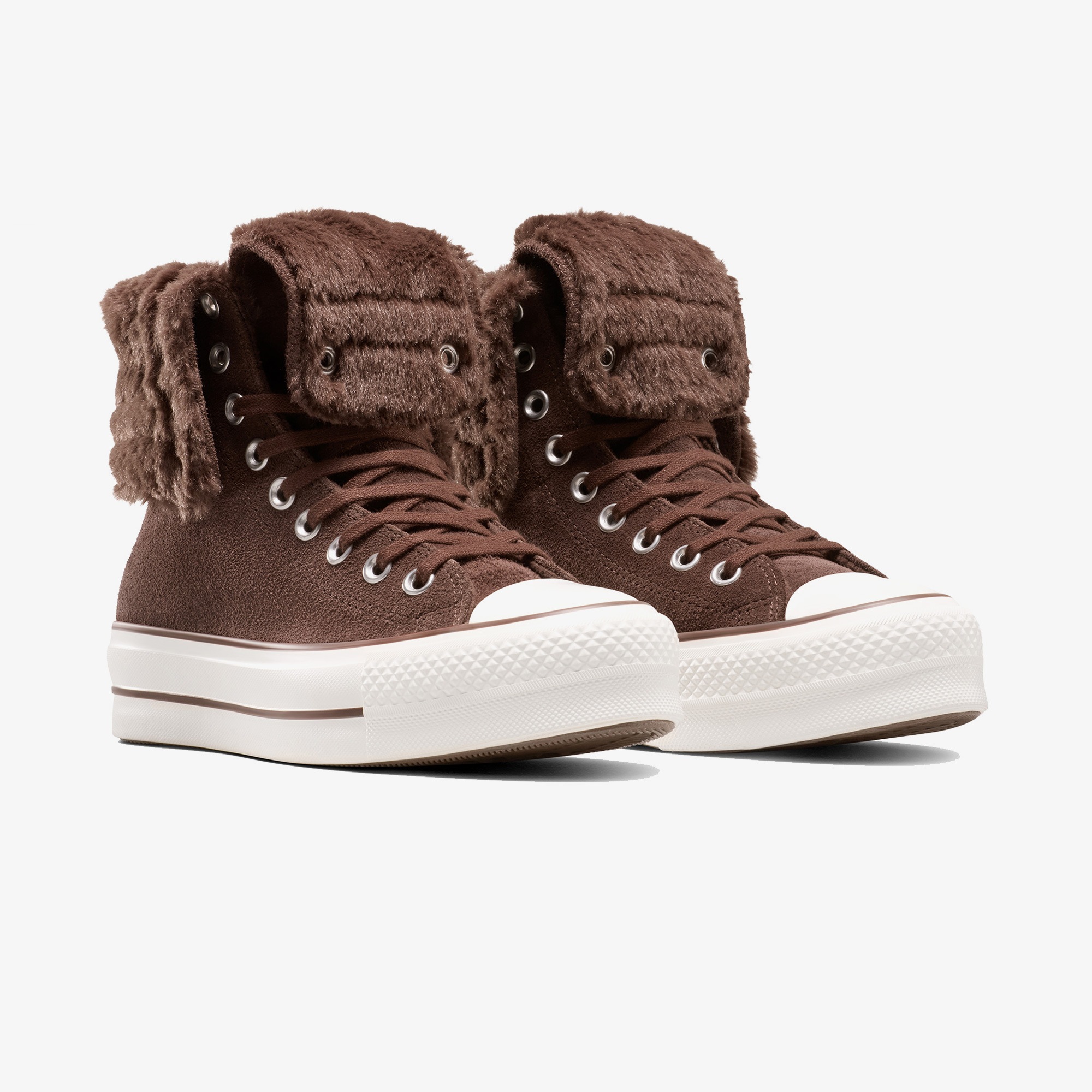 Converse Chuck Taylor All Star Fold Over Lift Kadın Kahverengi ...