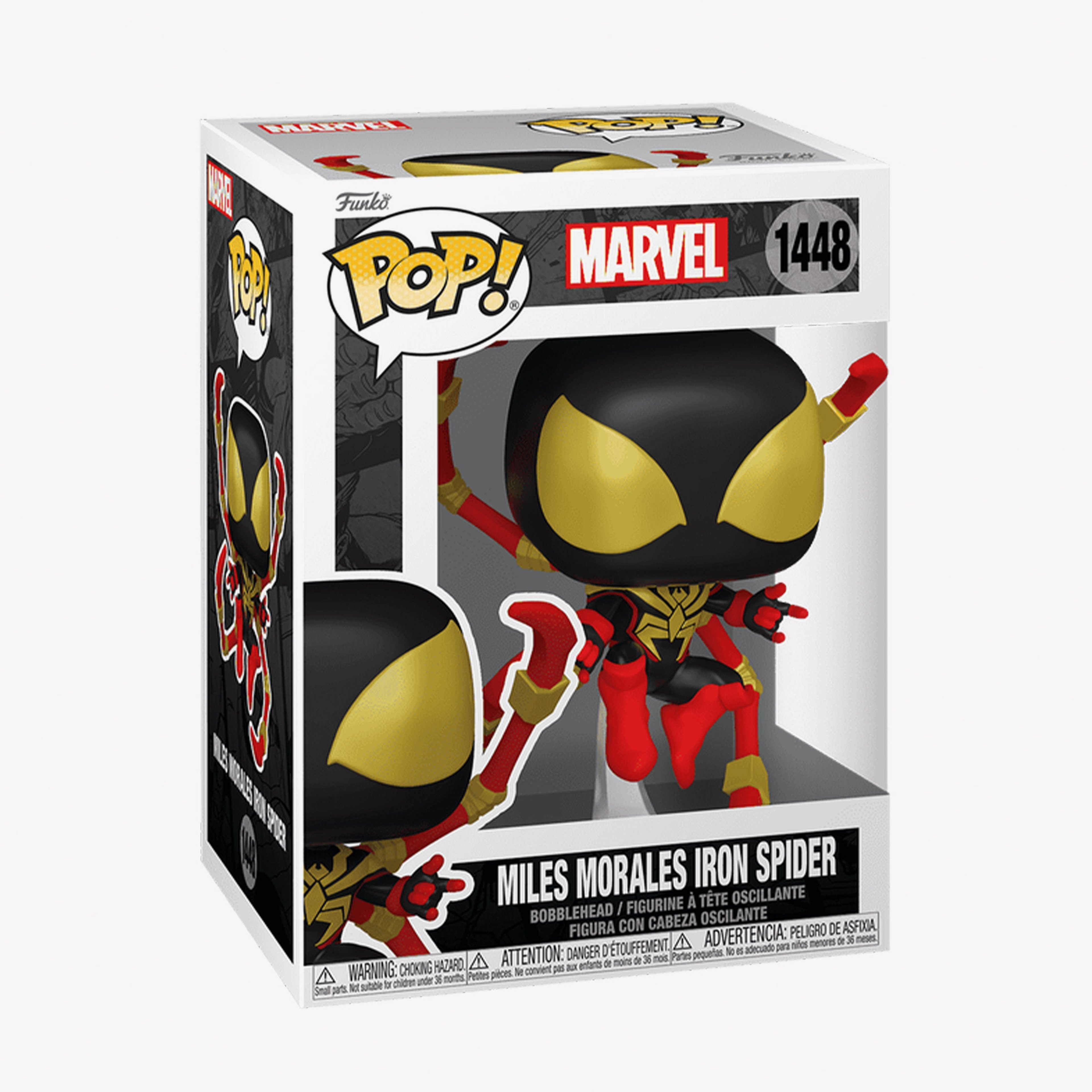 Funko POP Marvel: Spider Man Comics Miles Morales Iron Spider Unisex ...