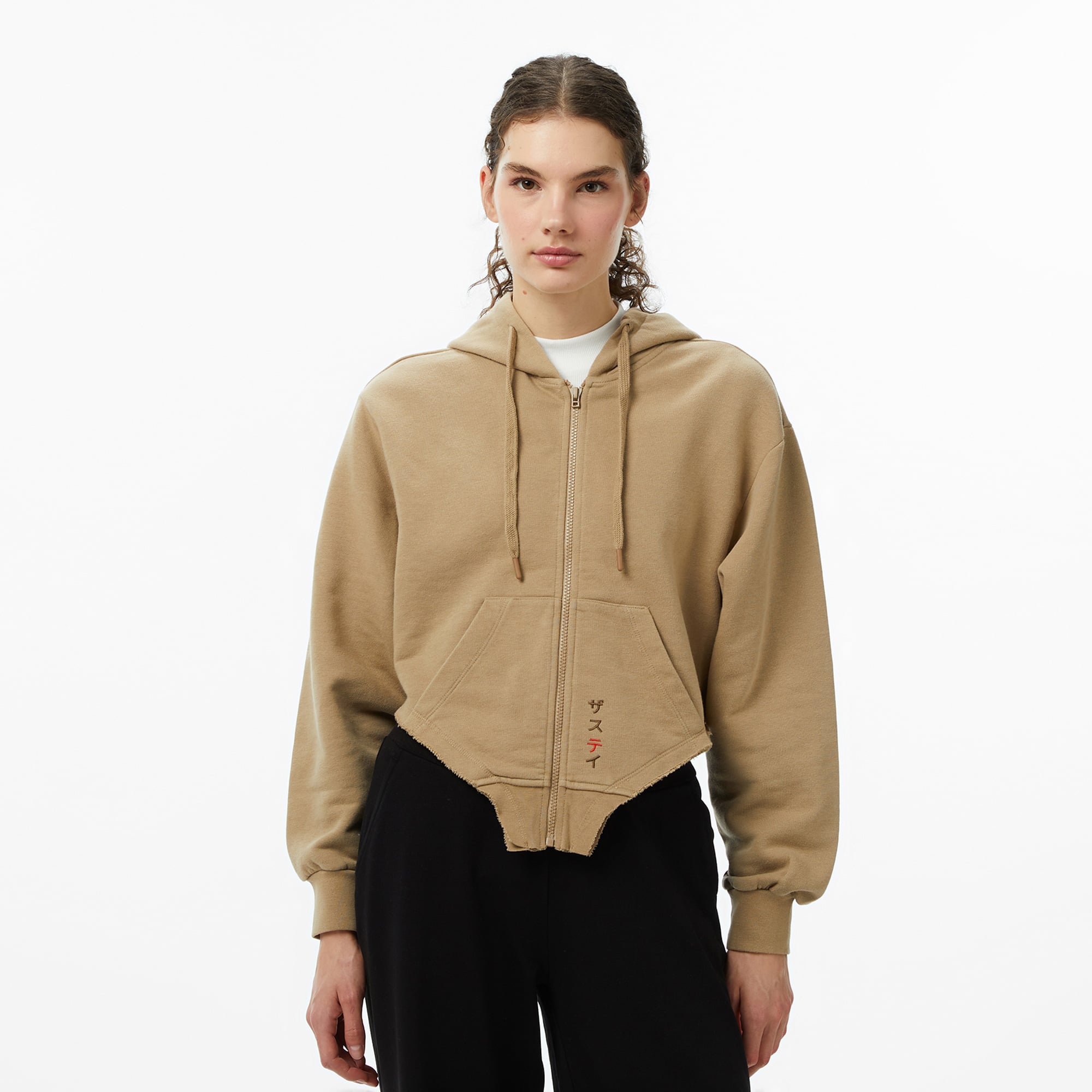 The Stay Line Hattori Asimetrik Kesim Kadın Bej SweatshirtMHATTORI ...